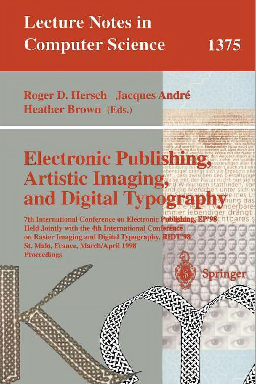 Lecture Notes in Computer Science Electronic Publishing, Artistic ...