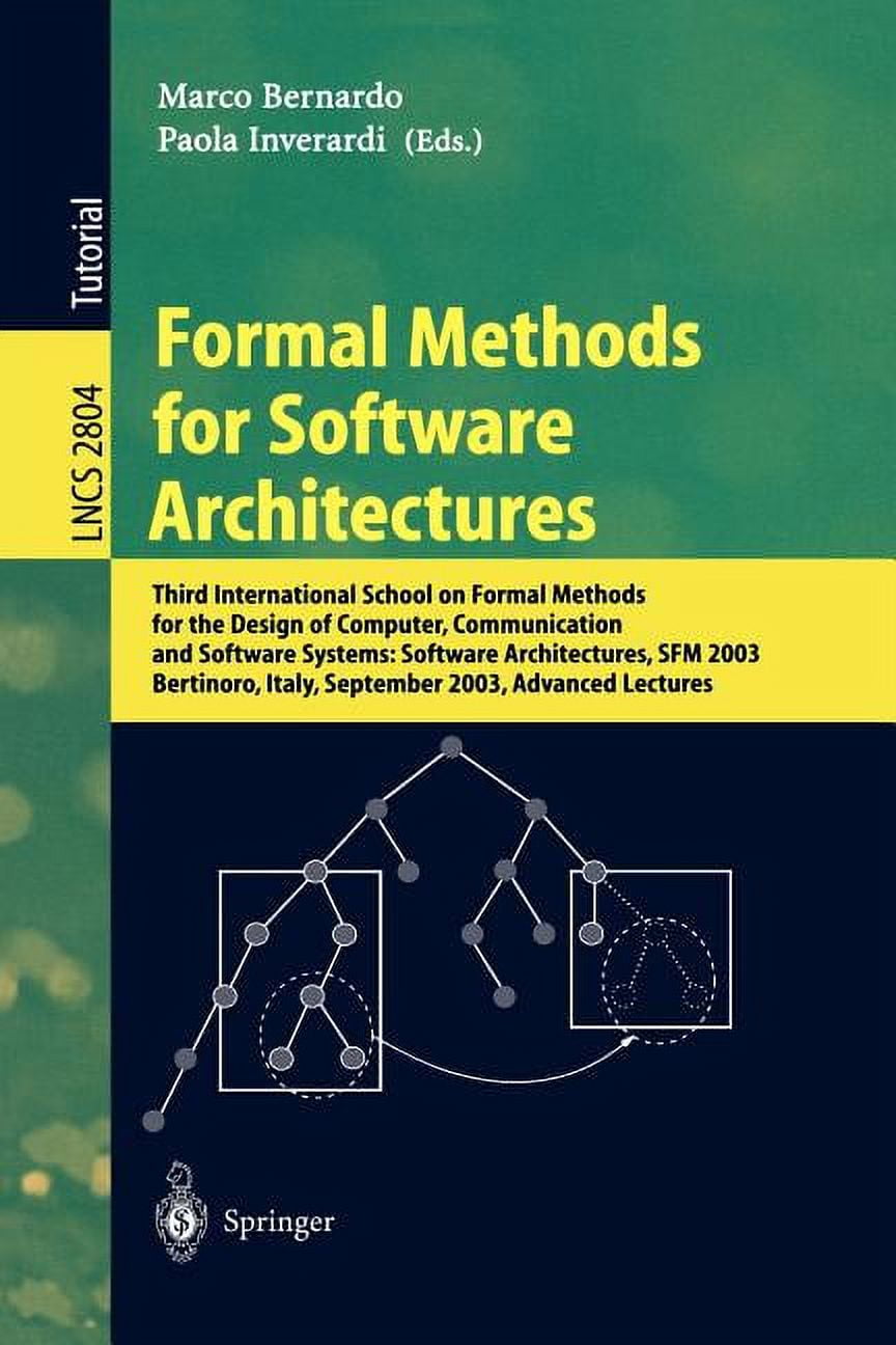 Lecture Notes In Computer Science Formal Methods For Software Architectures Third