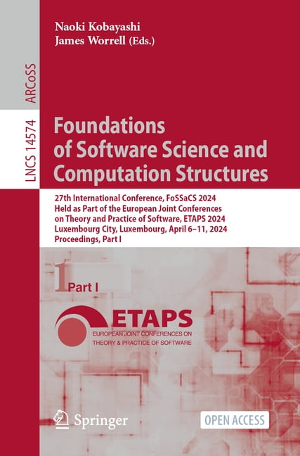 Lecture Notes In Computer Science Foundations Of Software Science And Computation Structures