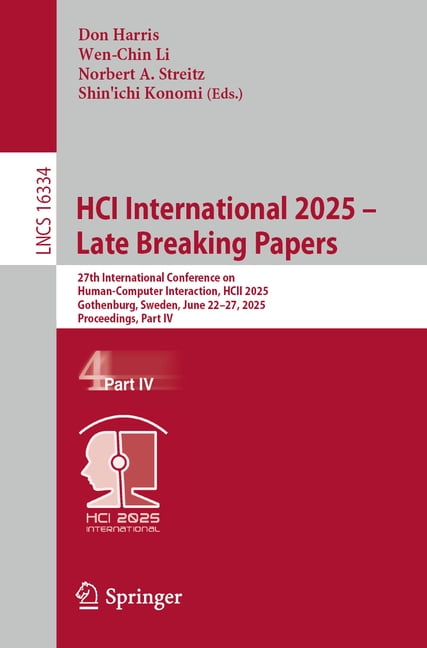 Lecture Notes in Computer Science Hci International 2025 - Late ...