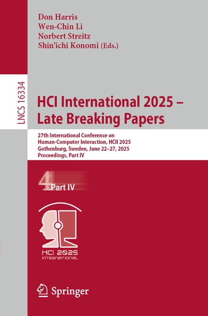 Lecture Notes in Computer Science Hci International 2025 - Late ...