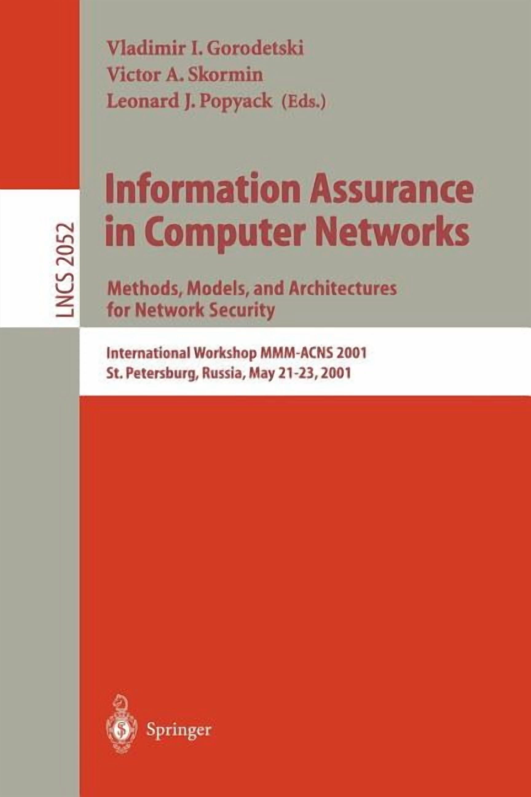 Lecture Notes in Computer Science Information Assurance in Computer ...