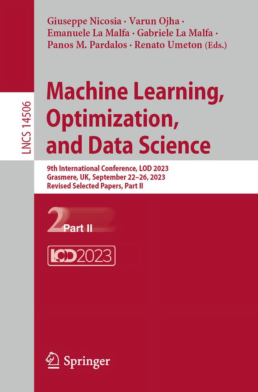 Lecture Notes in Computer Science Machine Learning, Optimization, and ... Lecture Notes in Computer Science Machine Learning, Optimization, and ...