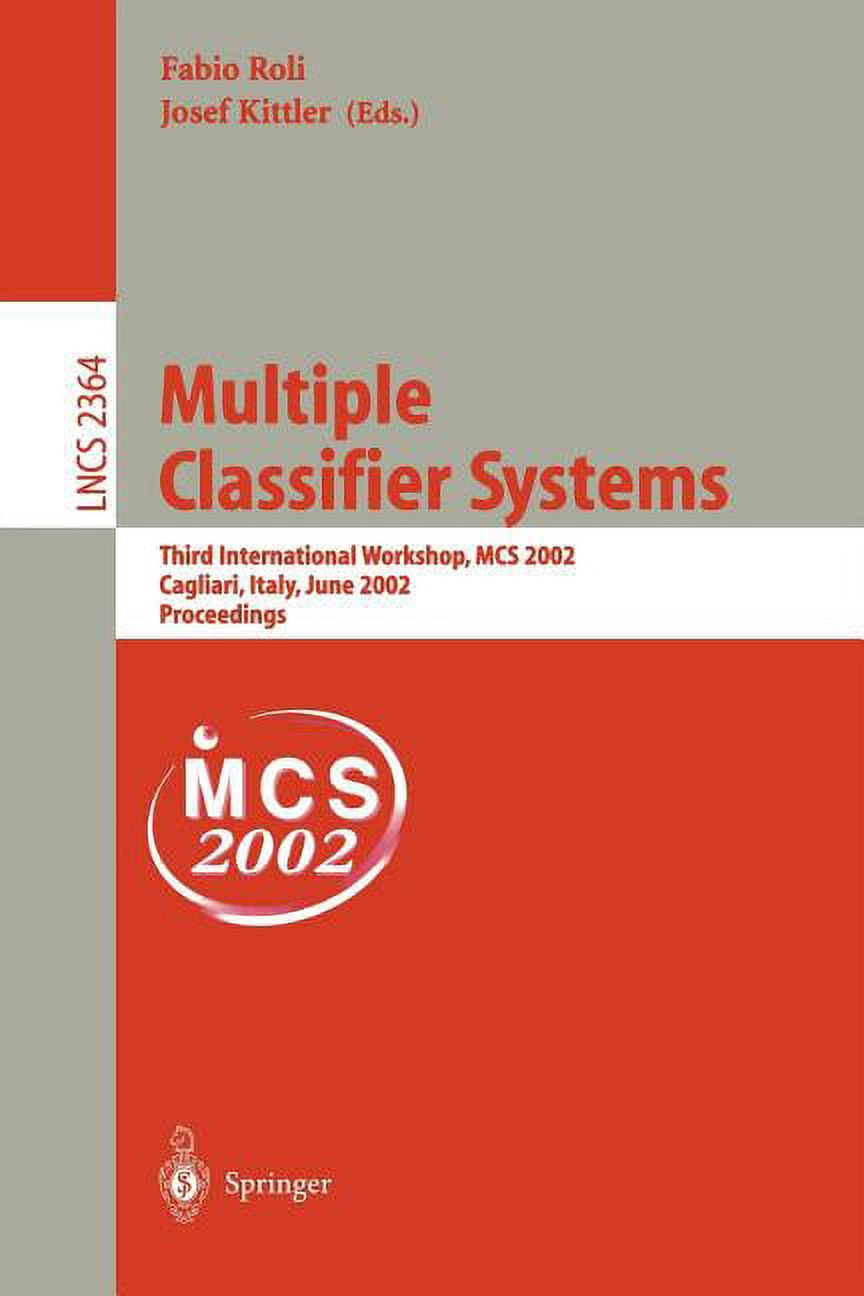 Lecture Notes In Computer Science Multiple Classifier Systems Third International Workshop 0417