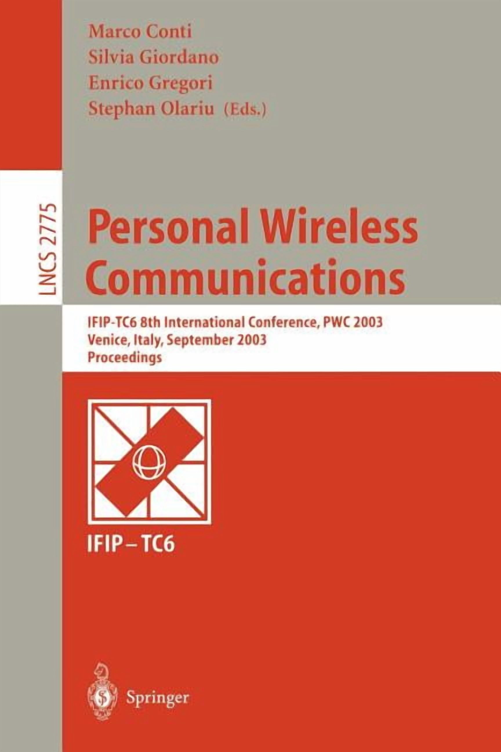 Lecture Notes in Computer Science Personal Wireless Communications ...