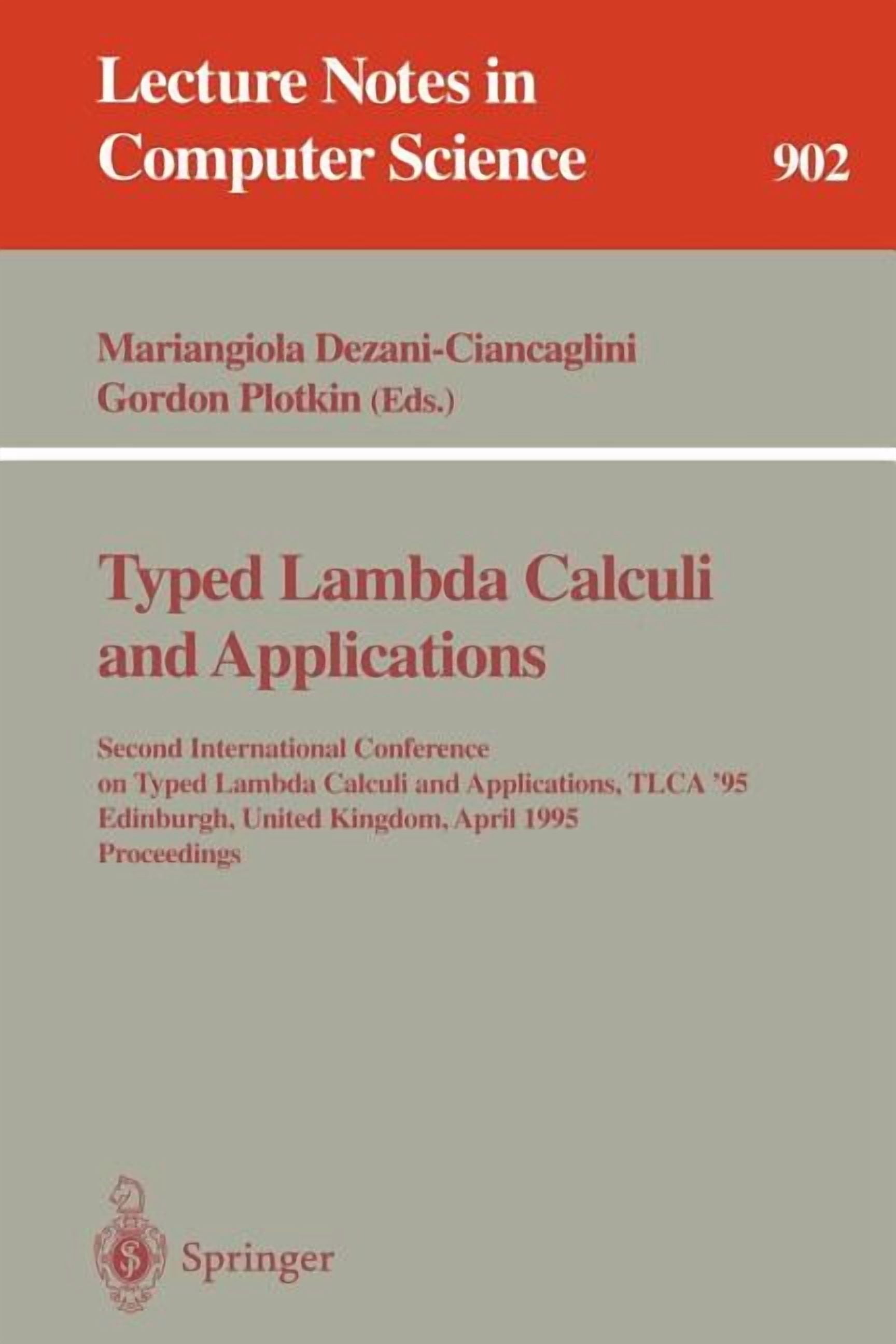 Lecture Notes in Computer Science Typed Lambda Calculi and Applications ...