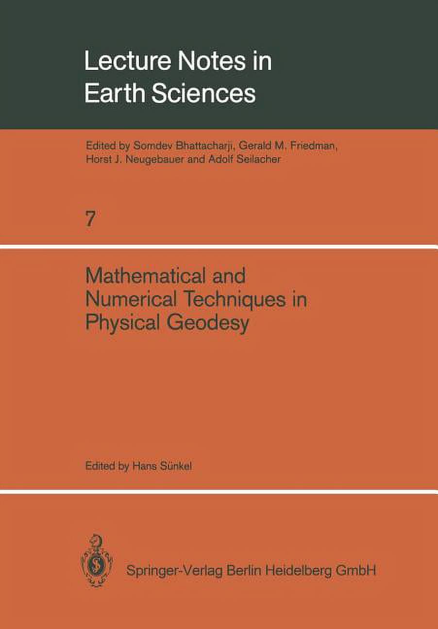 Lecture Notes in Earth Sciences: Mathematical and Numerical Techniques ...