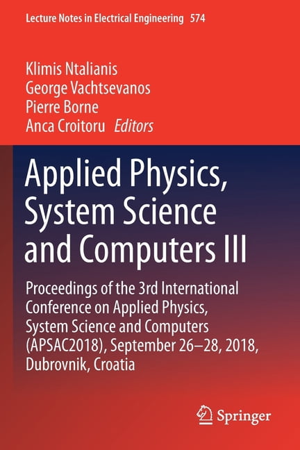 Lecture Notes in Electrical Engineering Applied Physics, System Science ...