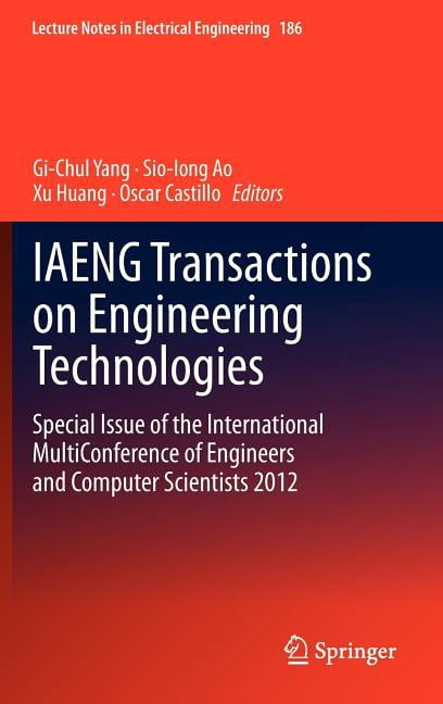 Lecture Notes in Electrical Engineering Iaeng Transactions on ...