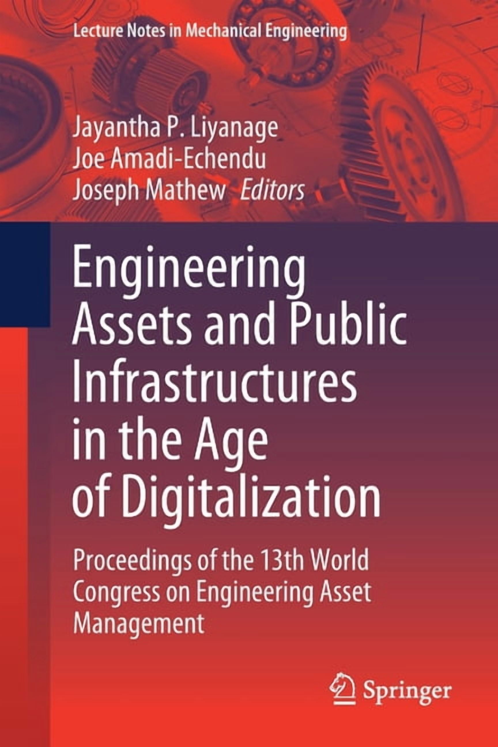 Lecture Notes in Mechanical Engineering Engineering Assets and Public ...