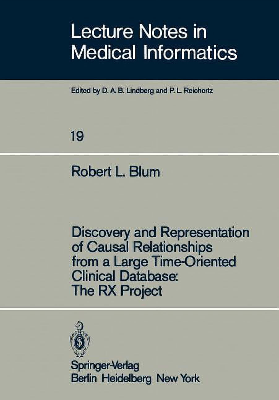 Lecture Notes in Medical Informatics: Discovery and Representation of ...