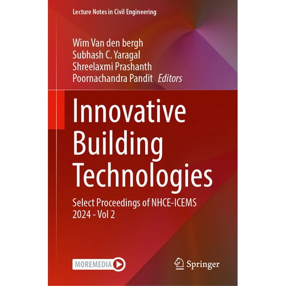 Lecture Notes in Civil Engineering Innovative Building Technologies ...