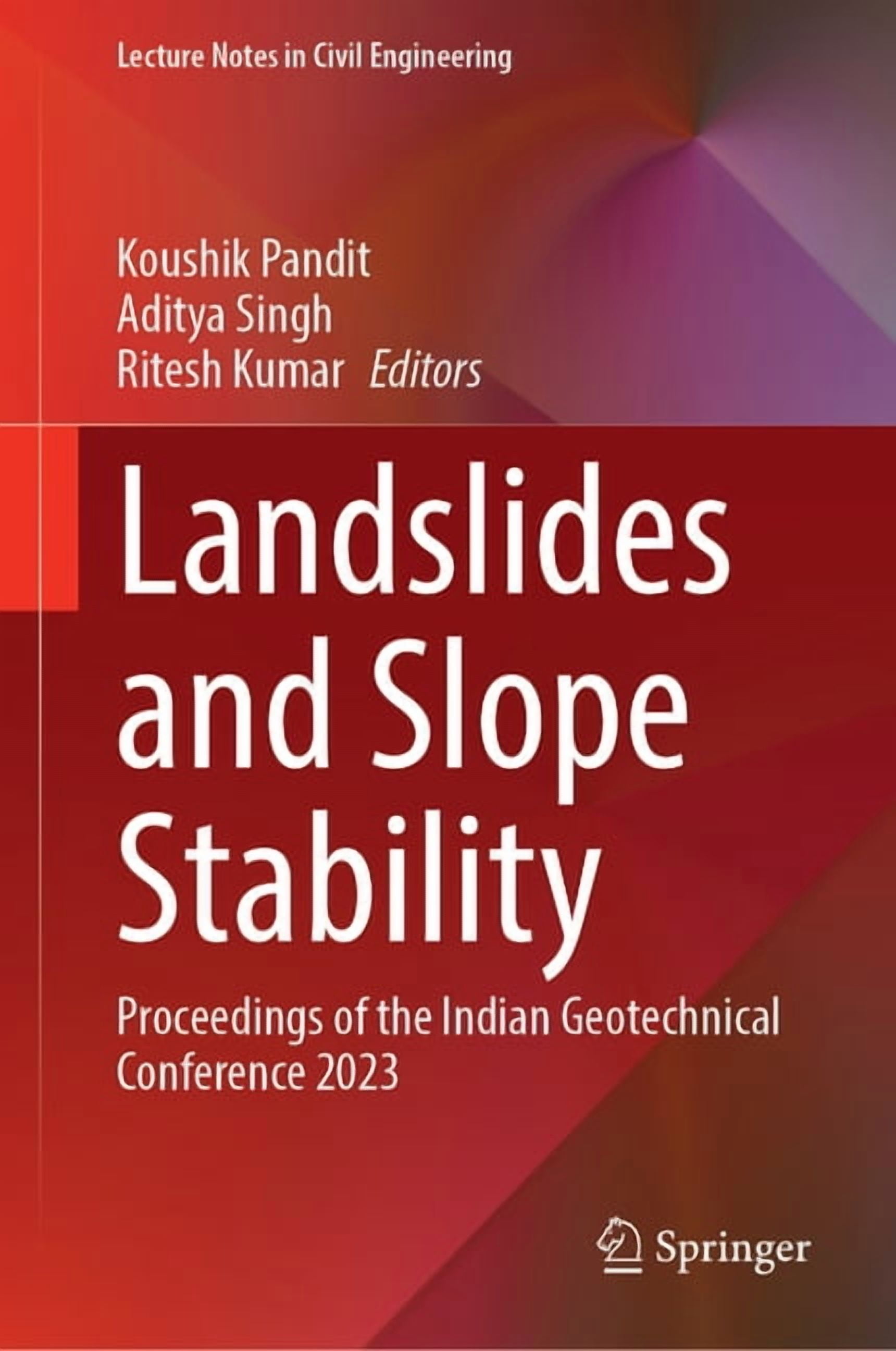 Lecture Notes in Civil Engineering Landslides and Slope Stability ...