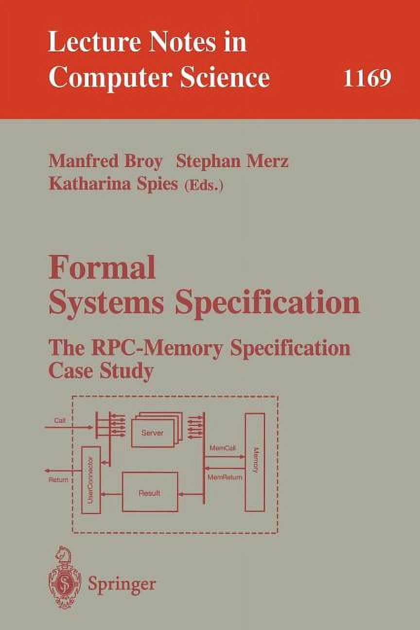 Lecture Notes in Computer Science: Formal Systems Specification: The ...