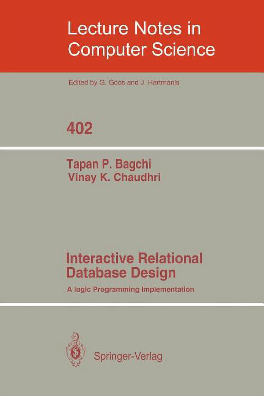 Lecture Notes In Computer Science Interactive Relational Database Design A Logic Programming