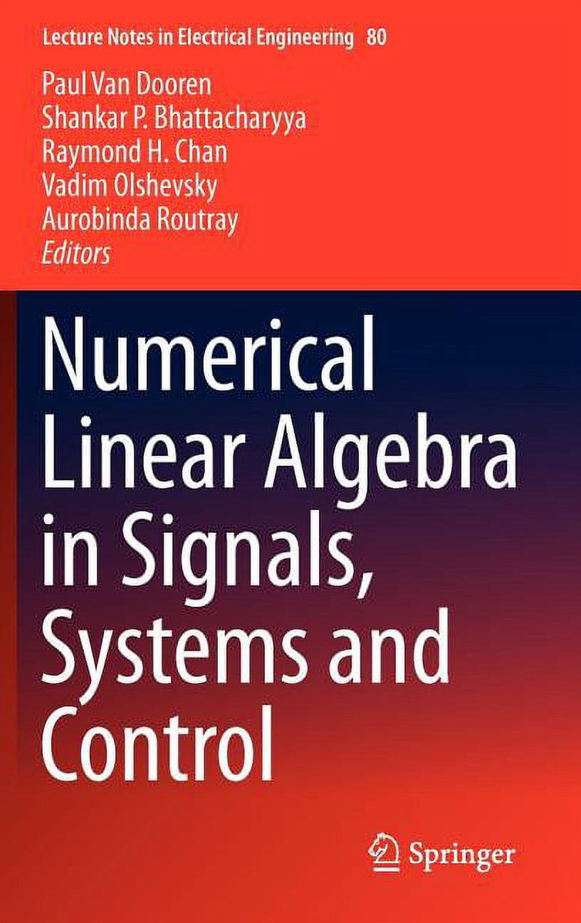 Lecture Notes in Electrical Engineering: Numerical Linear Algebra in ...