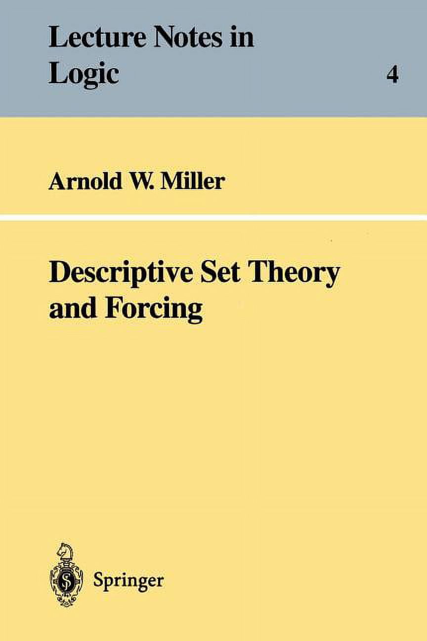 Lecture Notes In Logic Descriptive Set Theory And Forcing How To