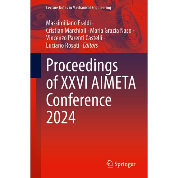 Lecture Notes in Mechanical Engineering Proceedings of XXVI Aimeta ...