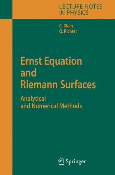 Pre-Owned Lecture Notes in Physics: Ernst Equation and Riemann Surfaces ...
