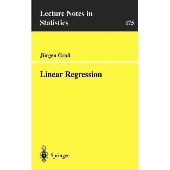Lecture Notes in Statistics Linear Regression, Book 175, (Paperback ...