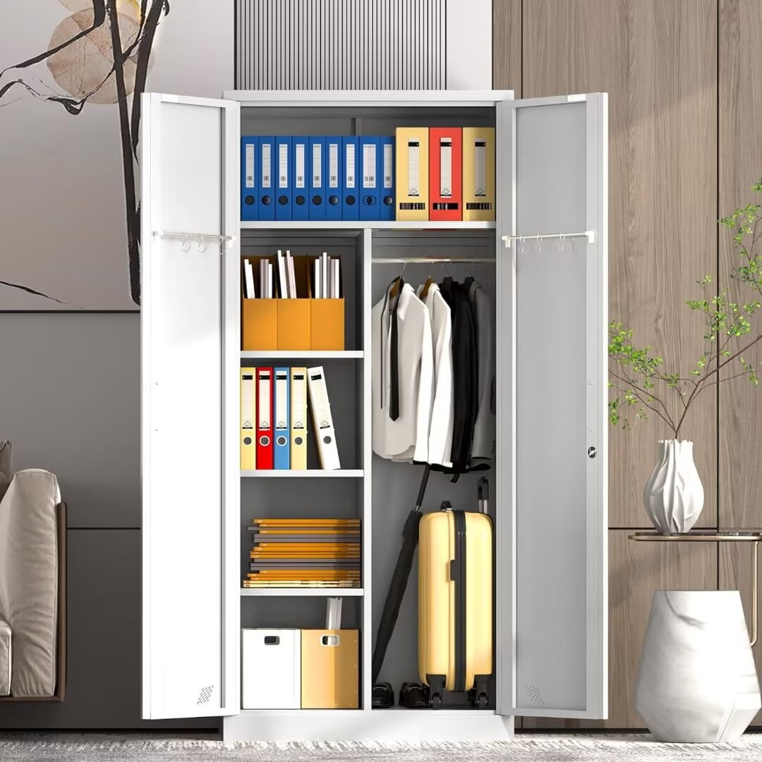 Lecut White Indoor Adult Wardrobe Closet - Walmart.com