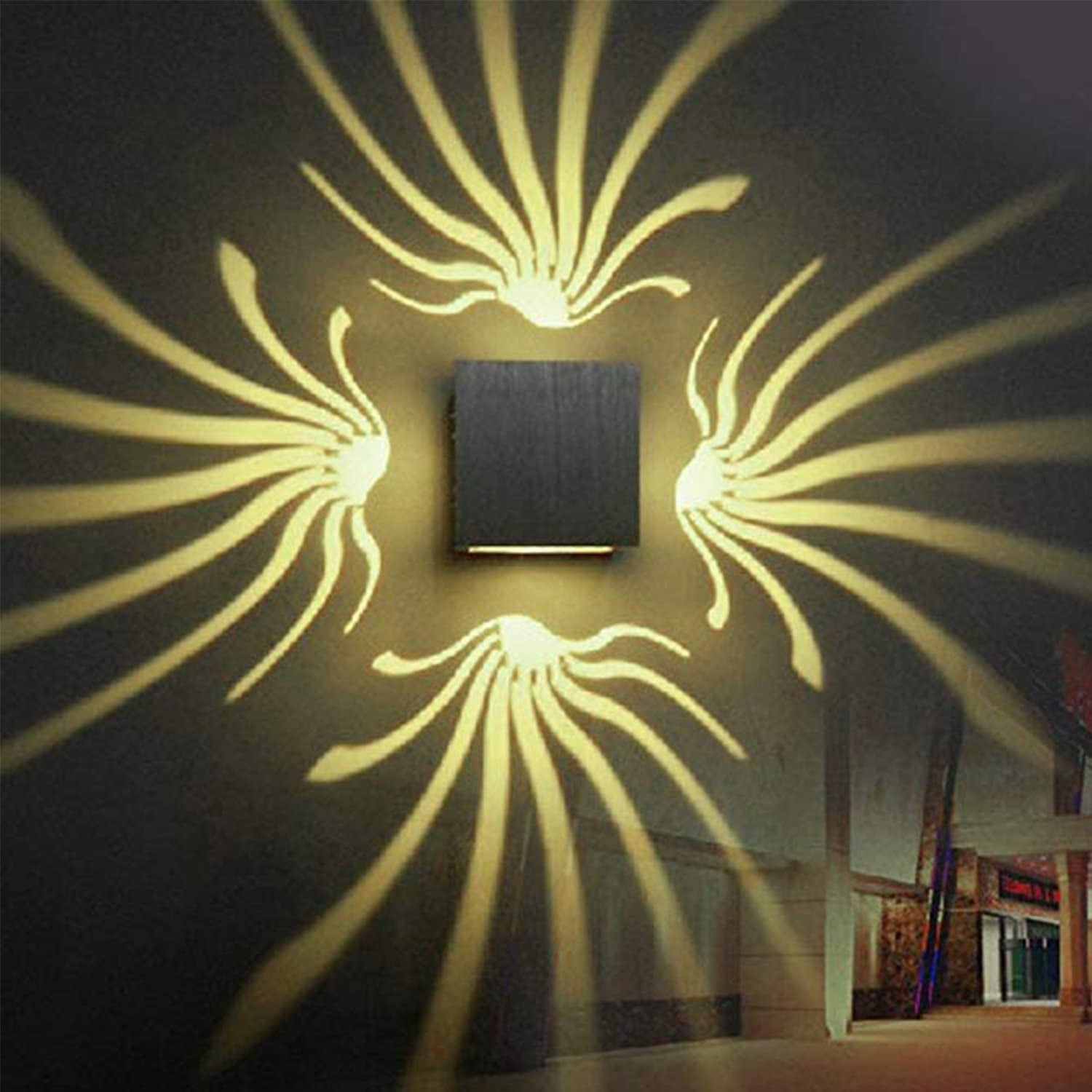 Led 3W Wall Light Ac85-265V Modern Aluminum Creative Lamp Indoor Lights ...