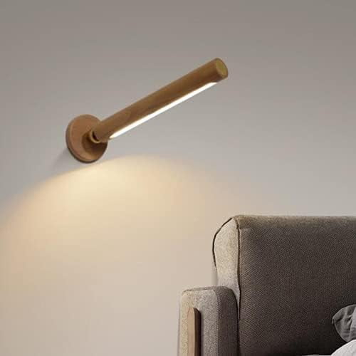 Led 3W Woodcraft Strip Wall Lamp Acrylic Lampshade Adjustable Wall ...