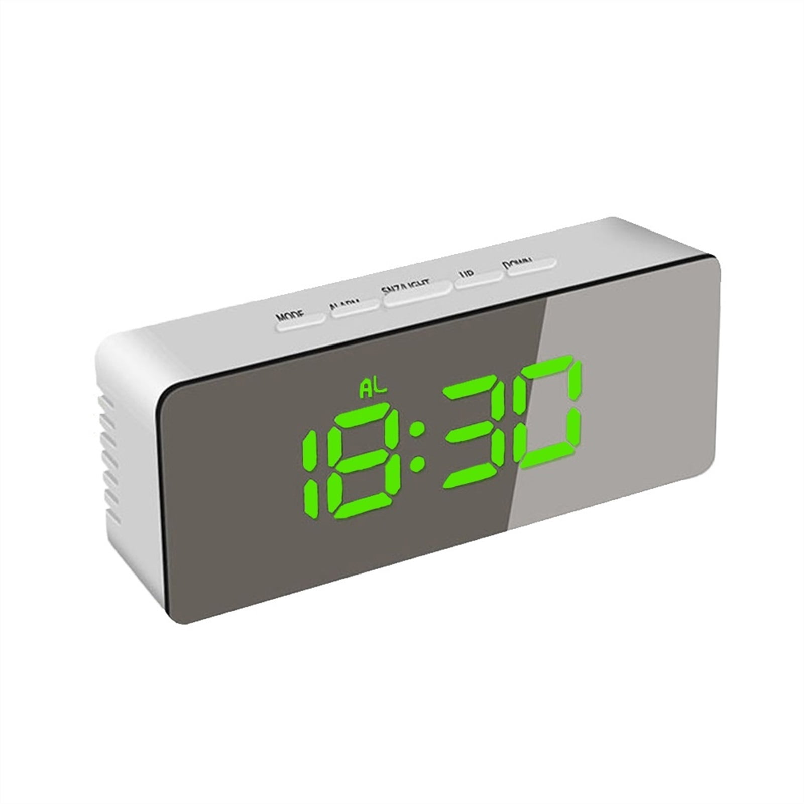 Led Alarm Clock Digital Child Electronic Alarm Clocks Screen Mirror ...