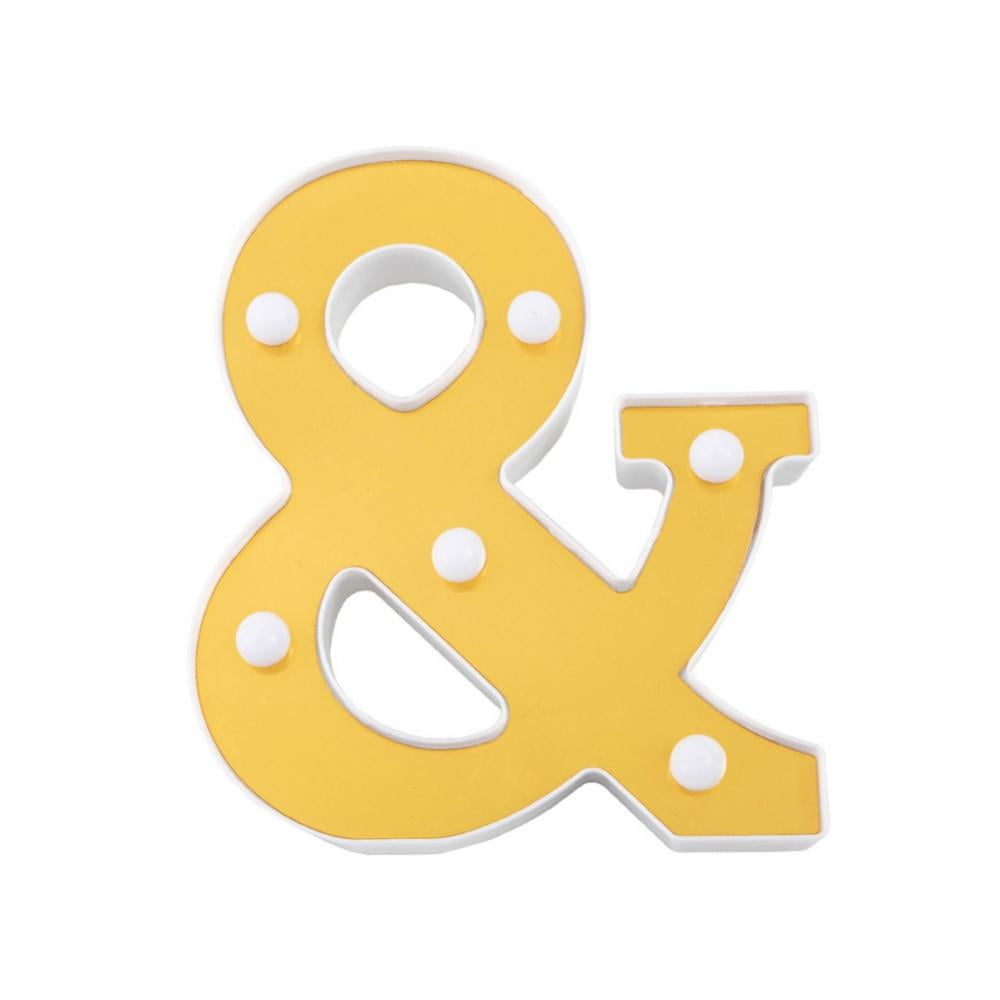 Led Alphanumeric Lights Letter Lights Light Up Signs For Night Lights ...