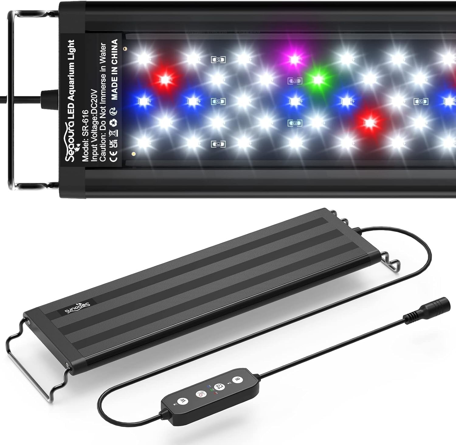 Led Aquarium Light for Plants-Full Spectrum Fish Tank Light with Timer ...