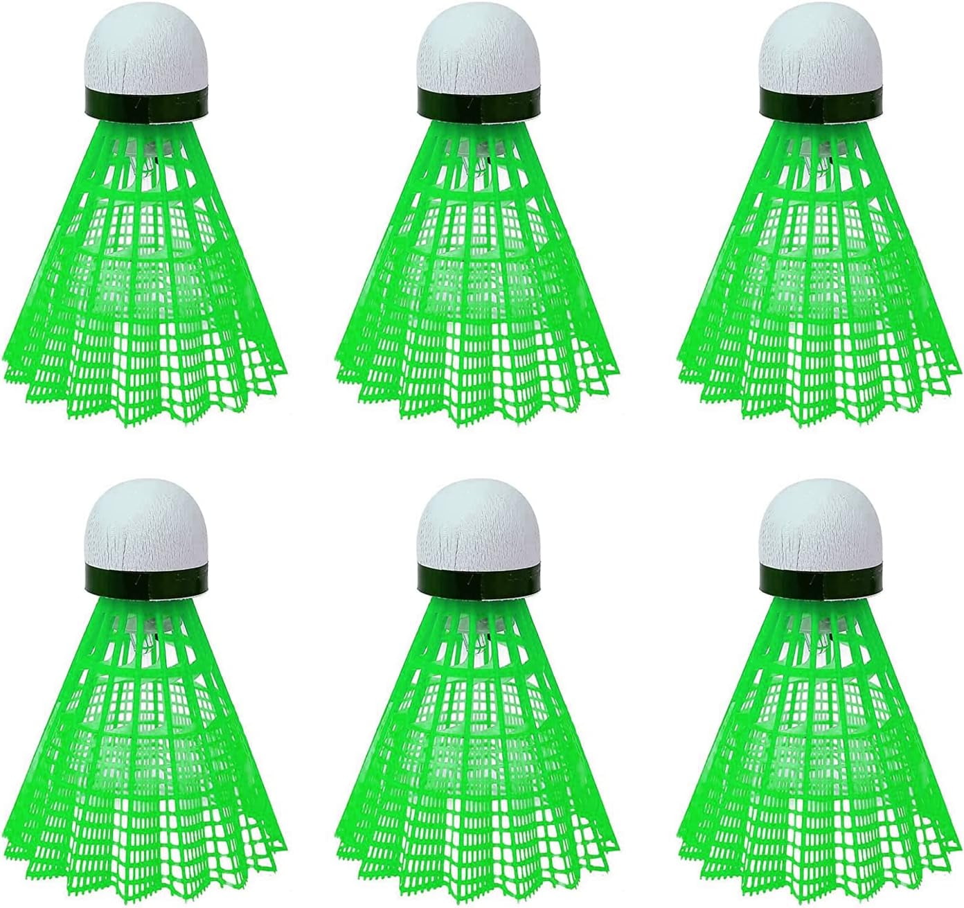 Led Badminton Shuttlecocks 6 Pack, Plastic Shuttlecocks Badminton ...