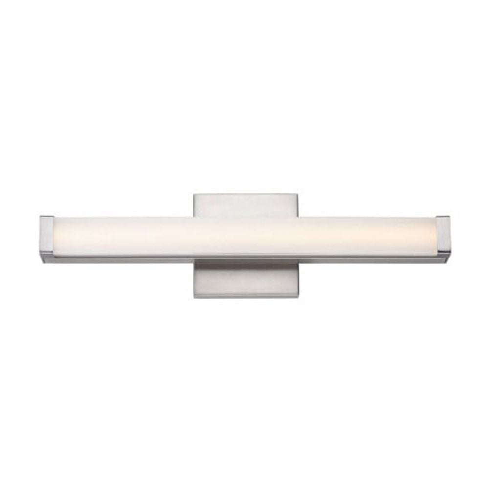-Led Bath Vanity Light-Minimalistic Contemporary Style-Satin Nickel ...