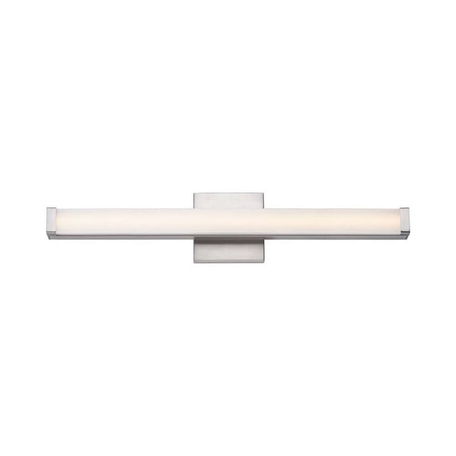 -Led Bath Vanity Light-Minimalistic Contemporary Style-Satin Nickel ...