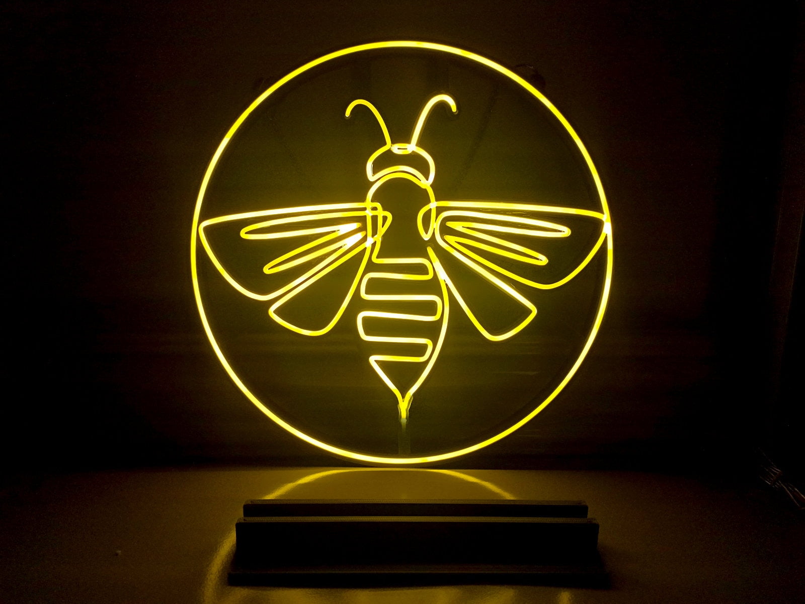 Led Bee Neon Sign, Bee Ornaments, Bee Wall Art, Bee Led Light, Neon LED ...