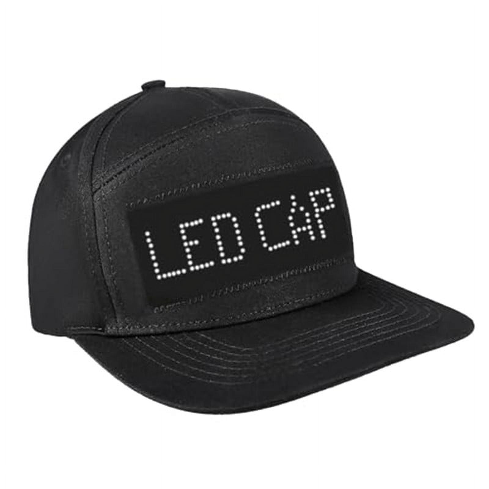 LED Cap, the Perfect Party Accessory - Detachable LED Display Smart Cap ...