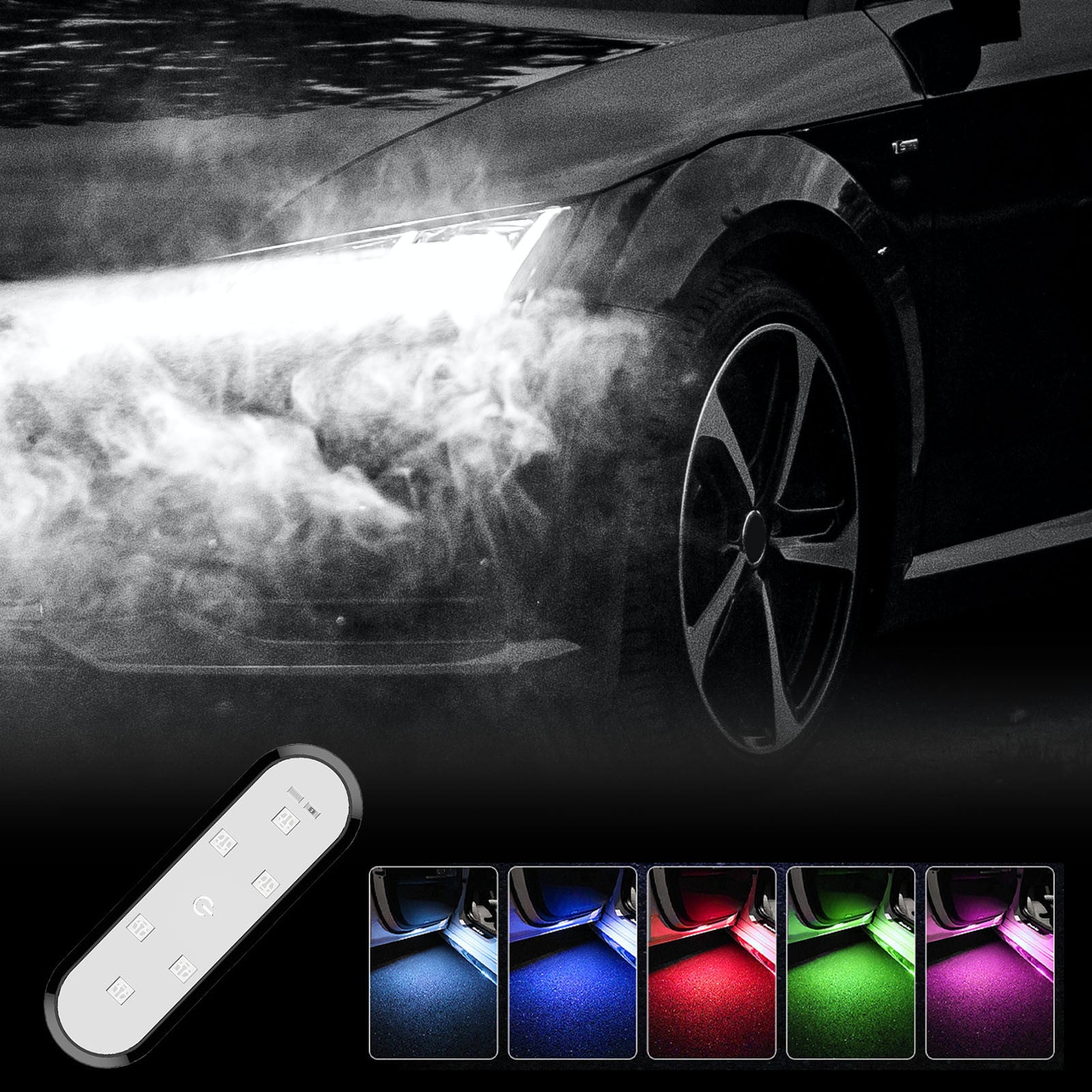 Led Car Door Light Under $5! Yannianjz LED Car Door Light, Welcome ...