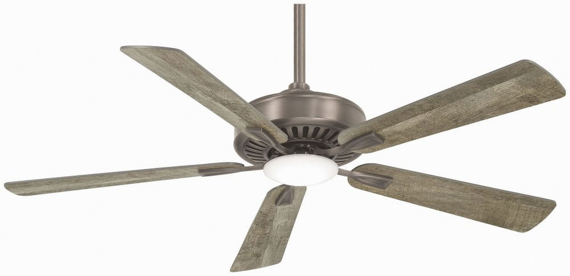 Led Ceiling Fan In Transitional Style 13.25 Inches Tall By 52 Inches Wide-Burnished Nickel ...