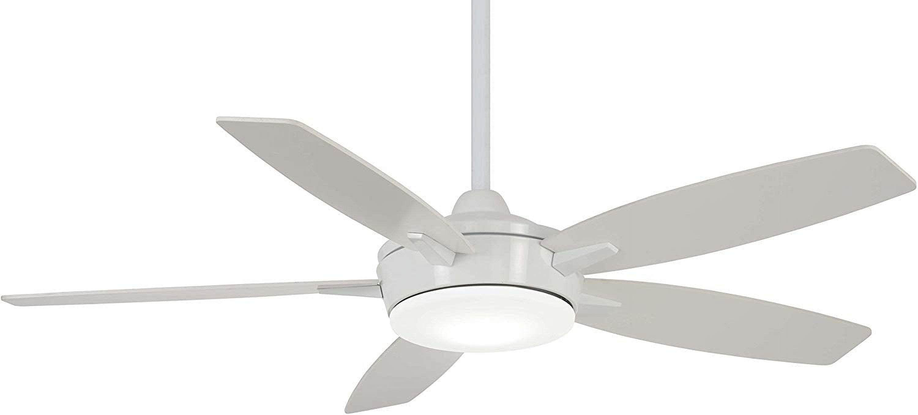 Led Ceiling Fan In Transitional Style 14.25 Inches Tall By 52 Inches ...