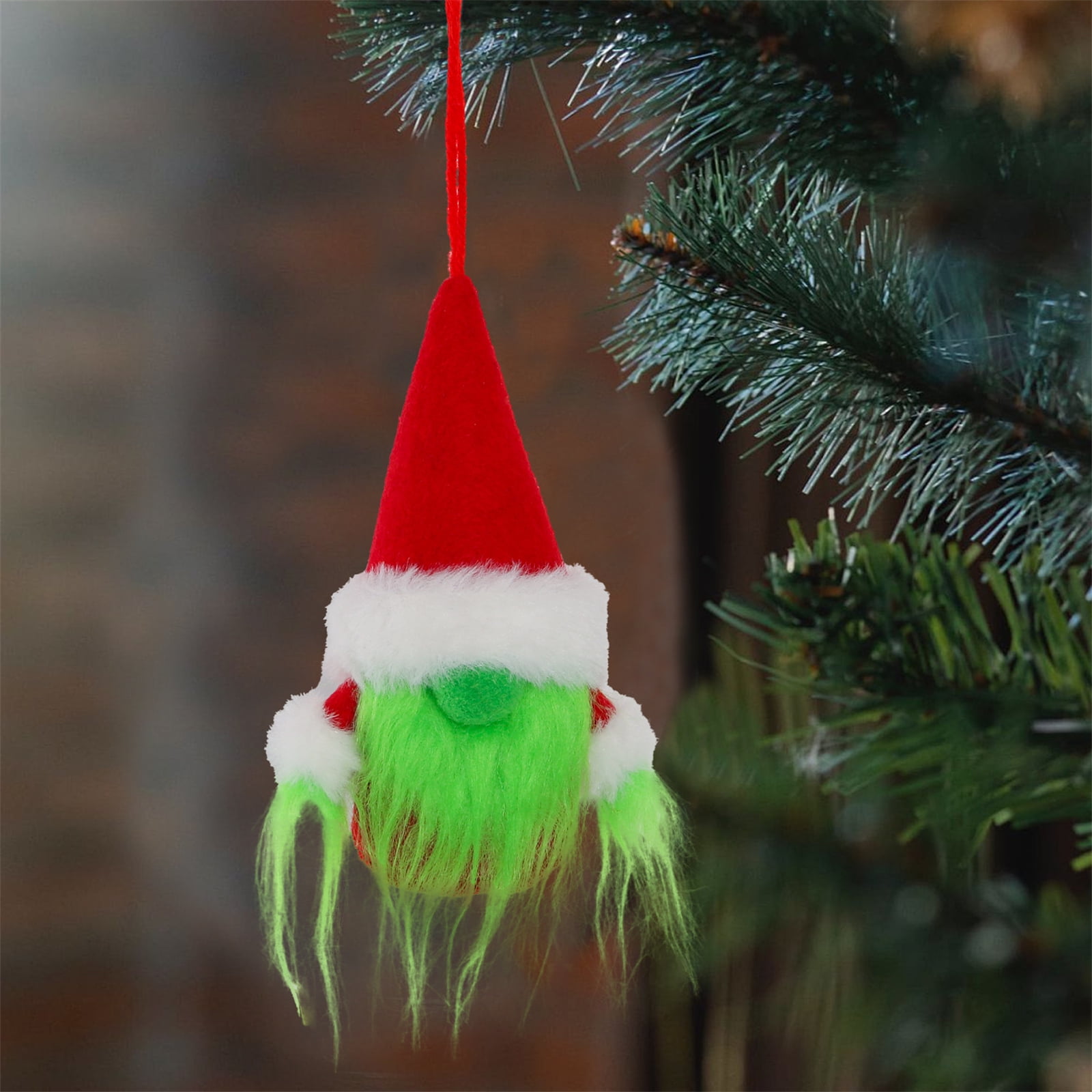 Led Christmas Resin Small House Ornaments Luminous Resin Clock ...