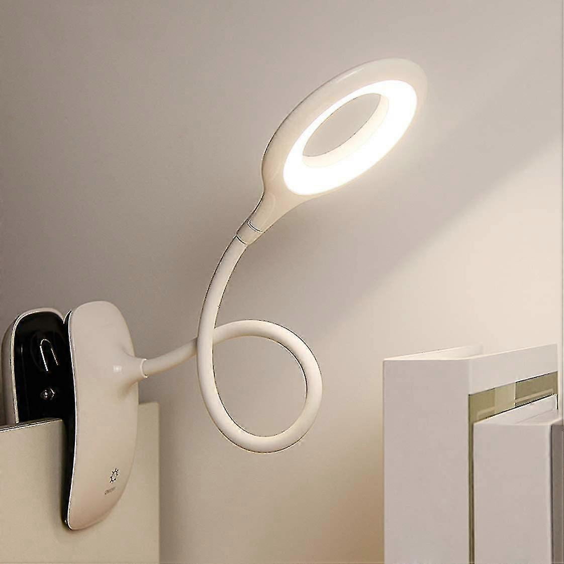 Led Clip-on Reading Lamp Dimmable Eye Protection Table Lamp - Walmart.com