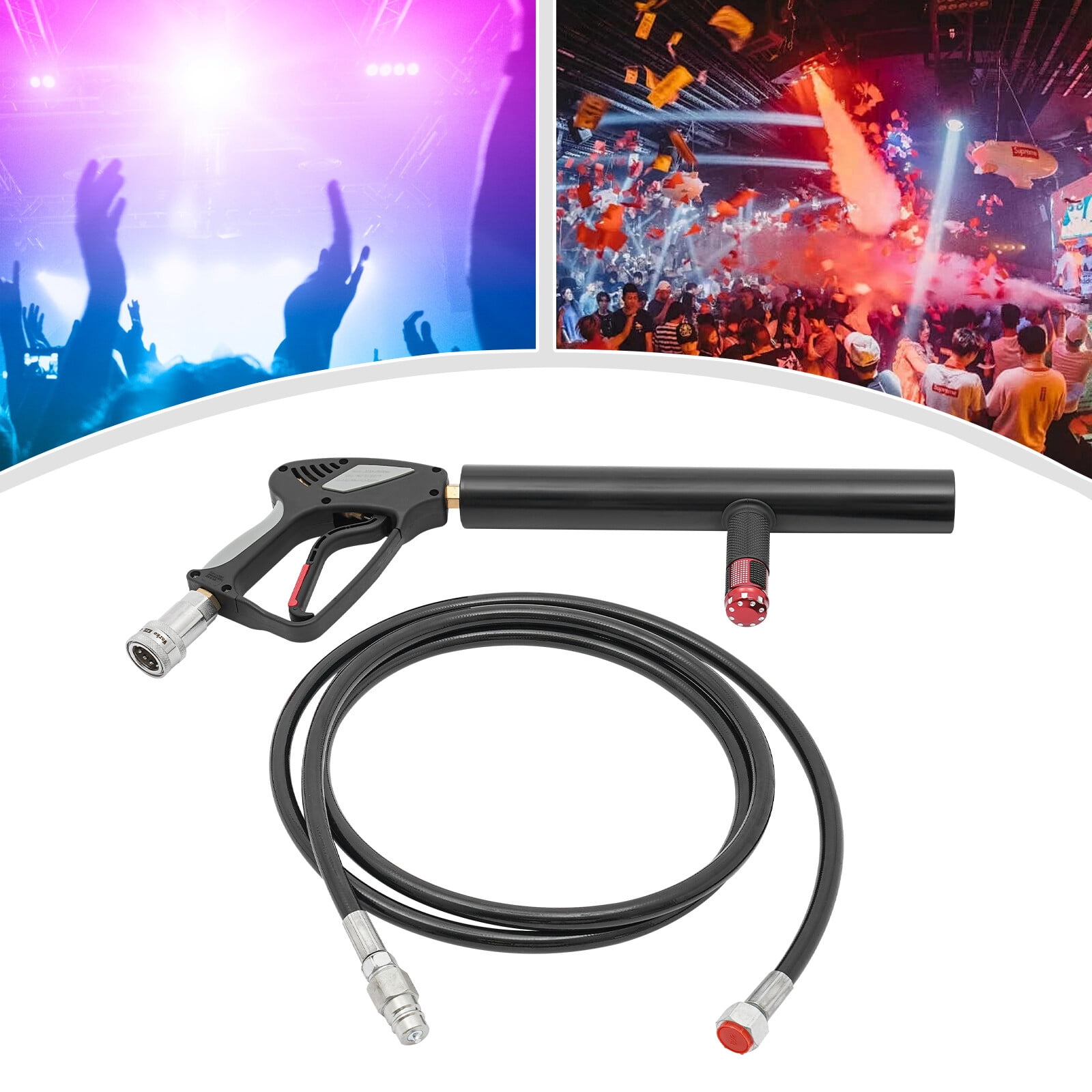Led DJ Co2 Smoke Gun Jet Machine Carbon Dioxide Gas Column Stage Effect ...