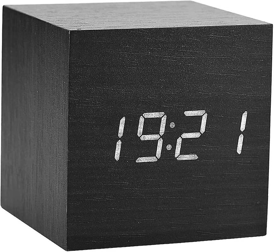 Led Desk Clock Alarm Clock Morning Clock Digital Cube /Rectangular ...