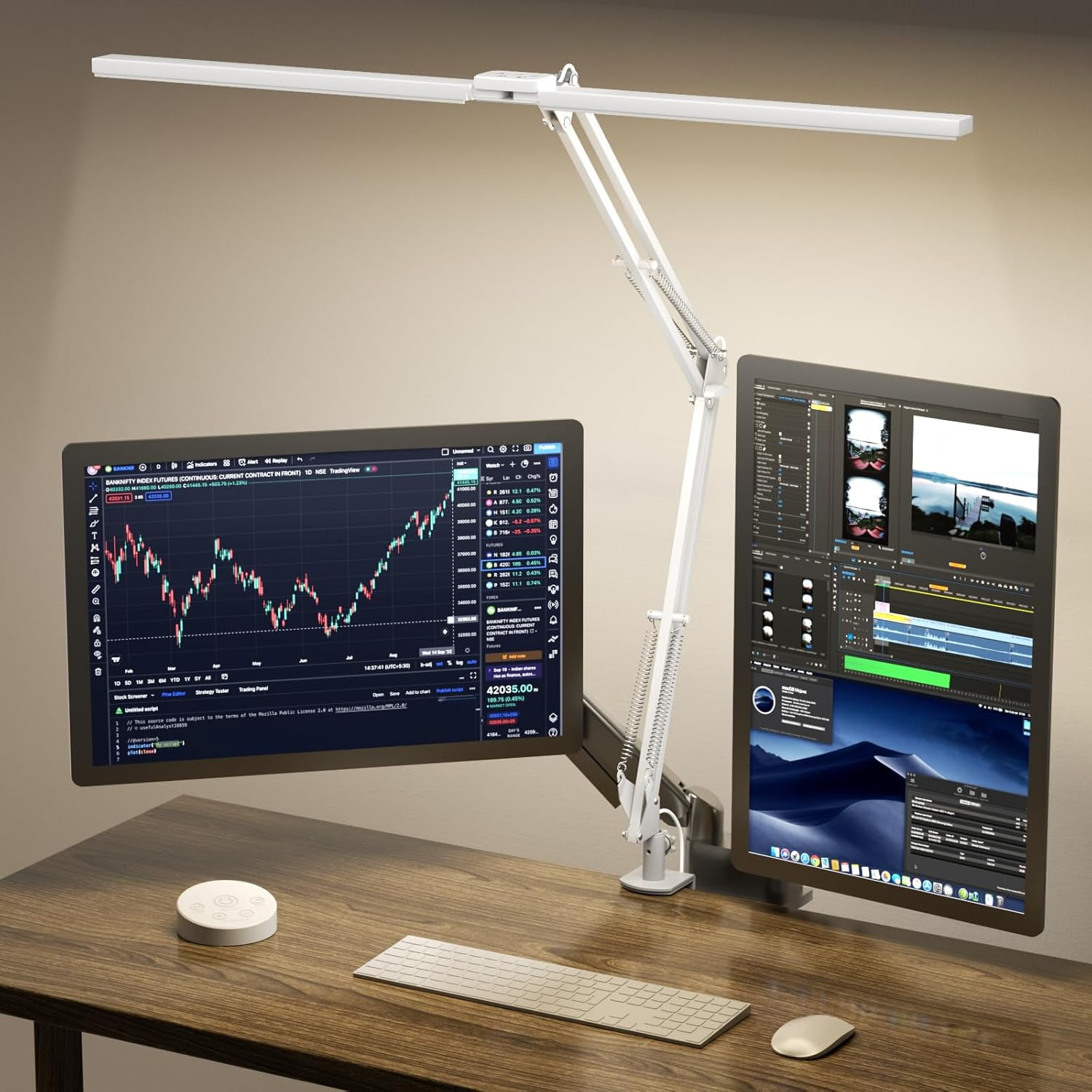 Led Desk Lamp for Home Office - 2400LM Ultra Bright Desk Light -Eye ...