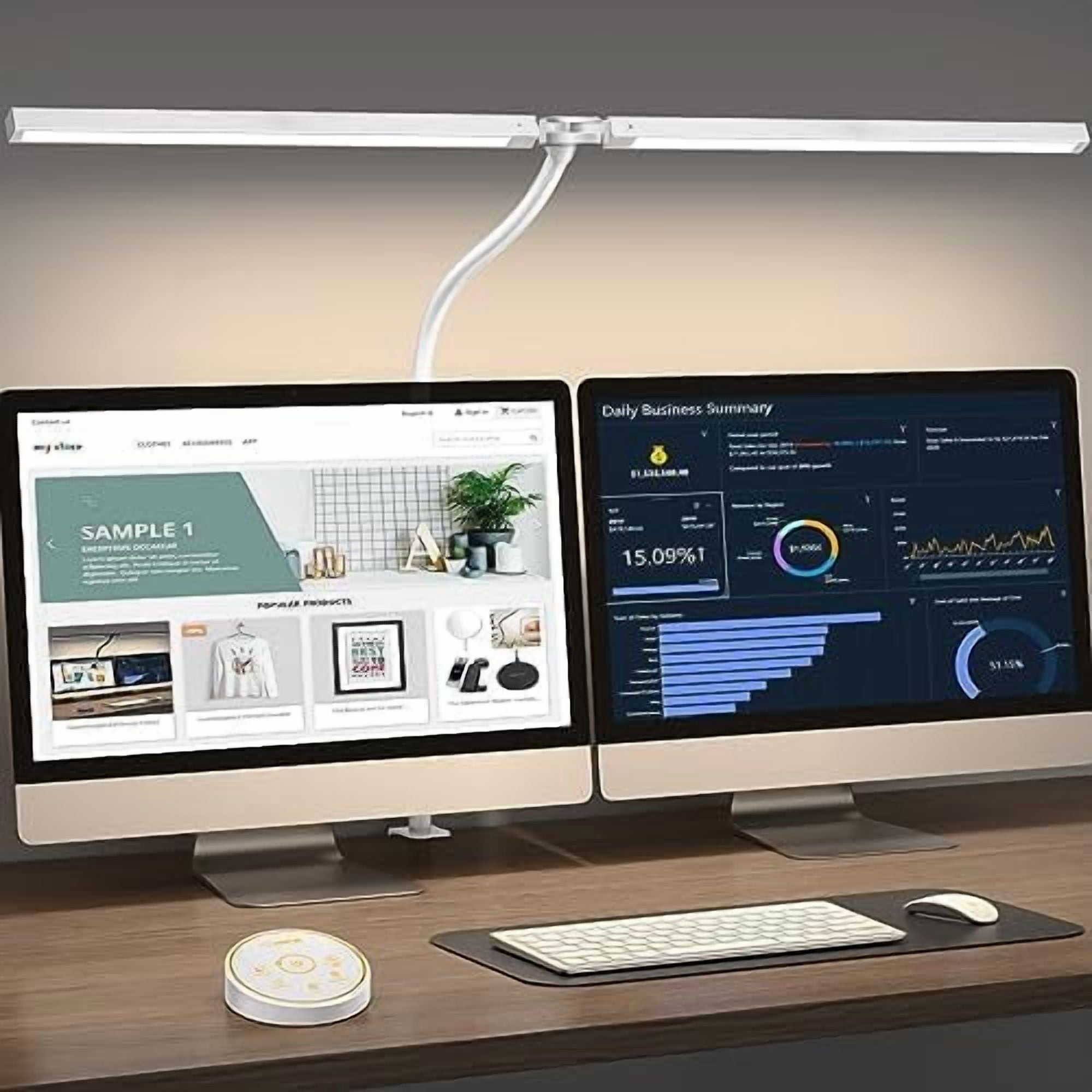 Led Desk Lamp for Office Home - Eye Caring Architect lamp with Clamp ...