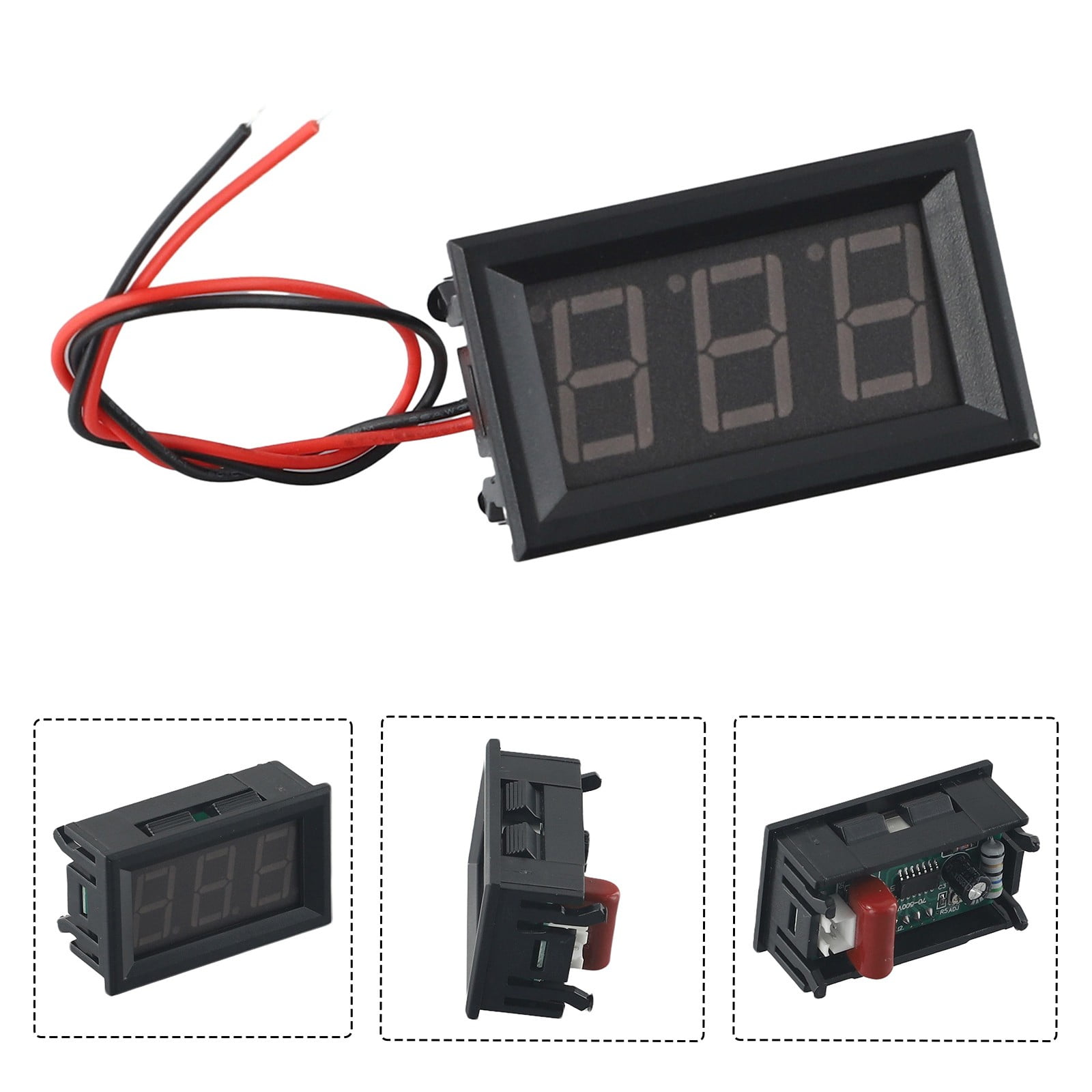 Led Digital 2-Line Ac Voltage Table Red Blue Green Ac220V 70V ~ 500V ...