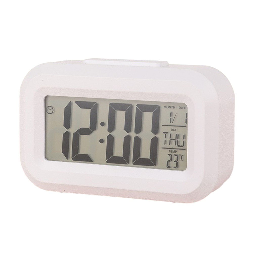 Led Digital Alarm Clock Electronic Screen Desktop Home Office Backlight ...