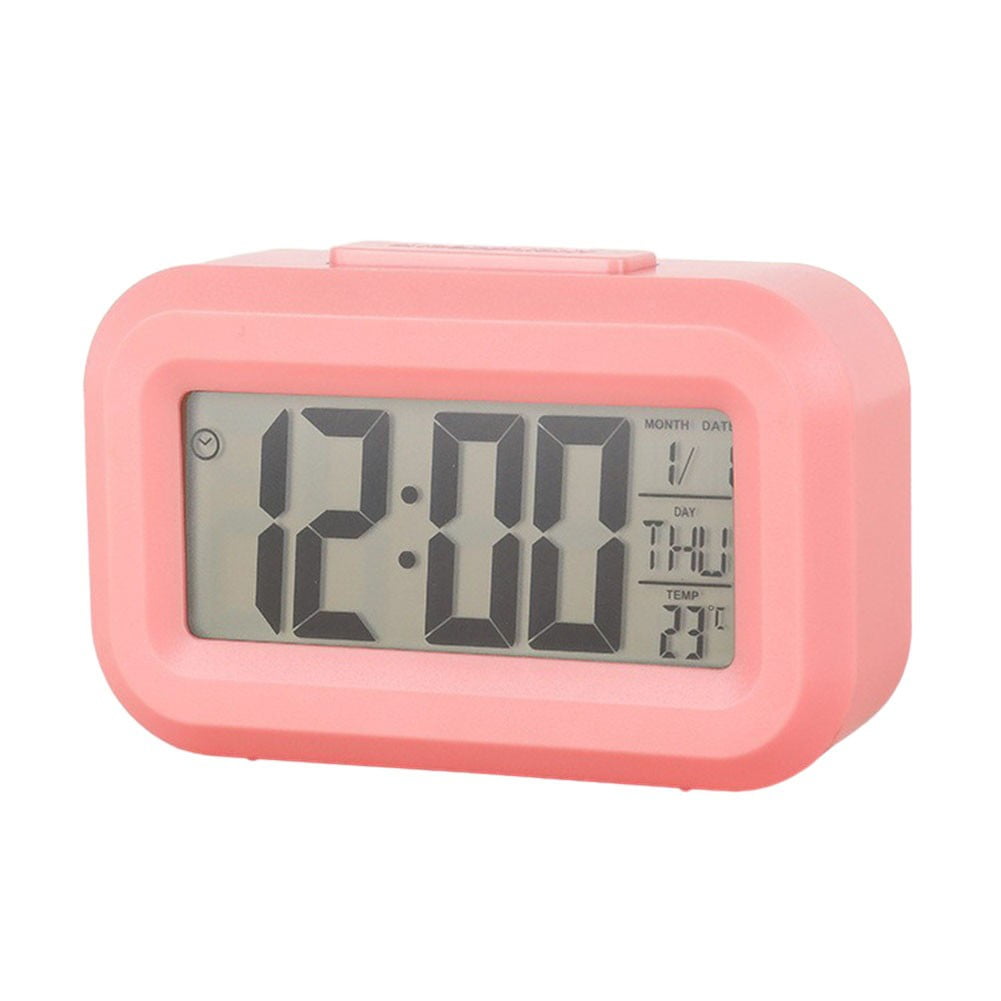 Led Digital Alarm Clock Electronic Screen Desktop Home Office Backlight ...