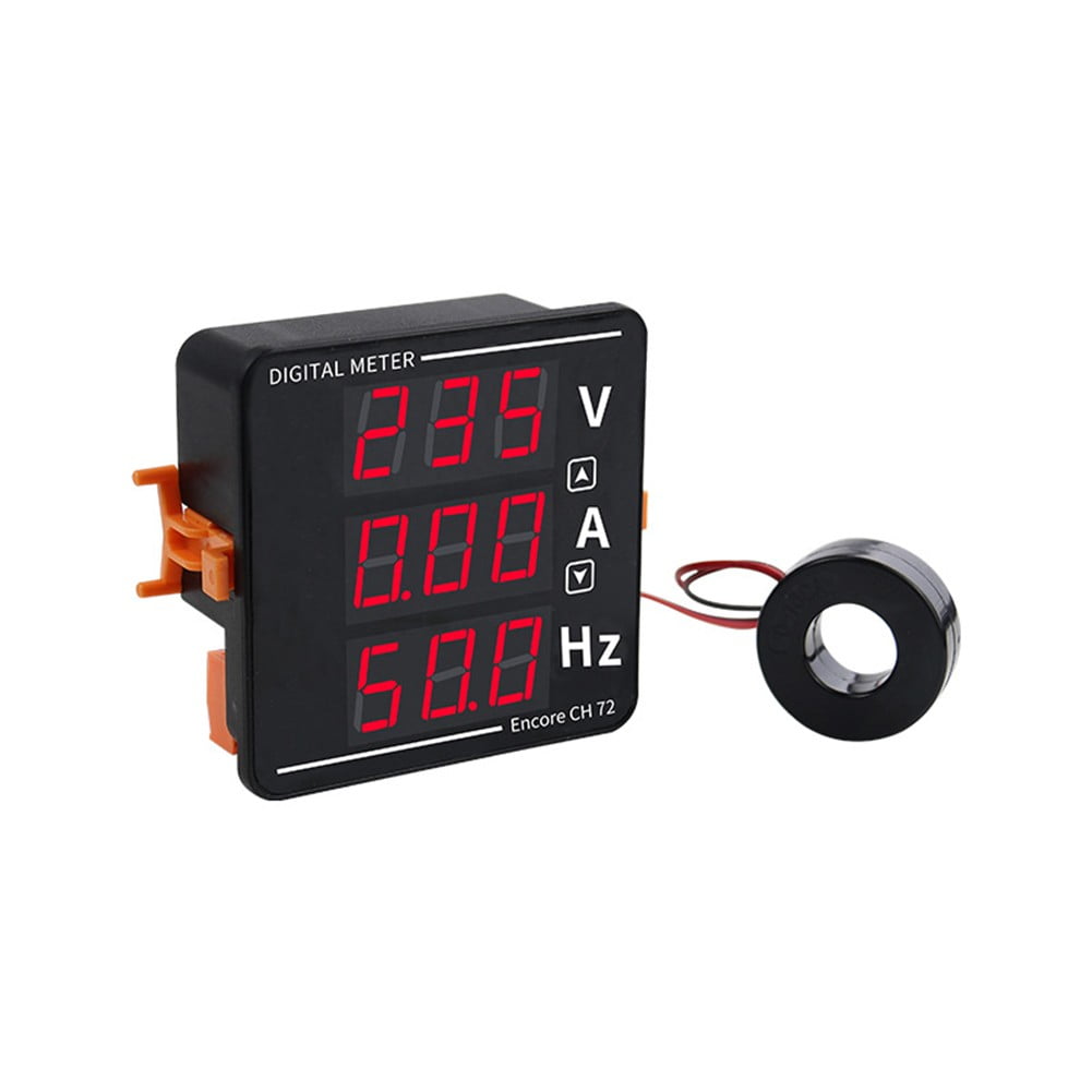 Led Digital Voltmeter Ammeter Hertz Meter Voltage Current Frequency ...