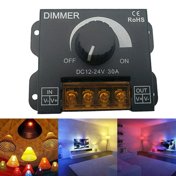 Led Dimmer Controller With For Pwm Technology For 12V And 24V Light ...