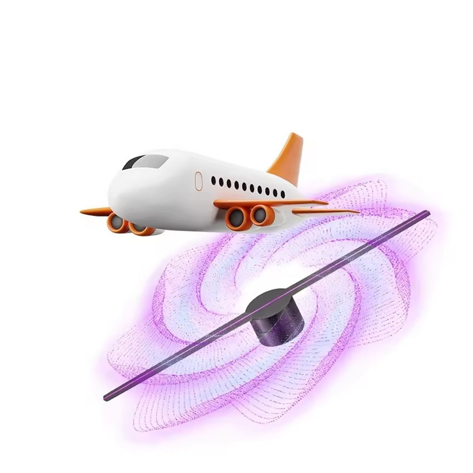 Led Display Advertising Equipment 3D Hologram Fan Display Fan 3D ...